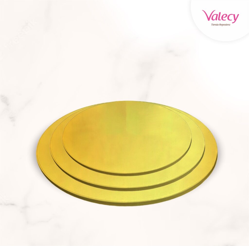 Base Dorada para Torta – 5mm