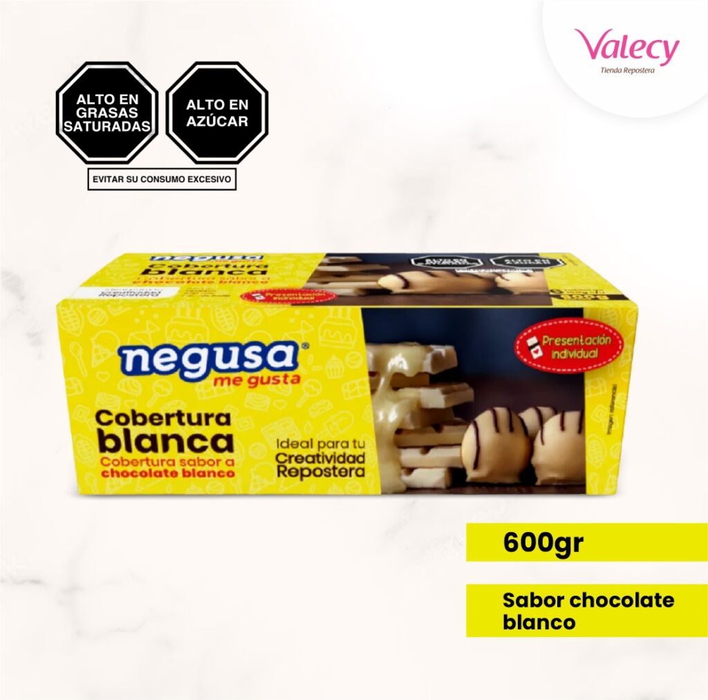 Cobertura blanca chocolate – Negusa – 600gr